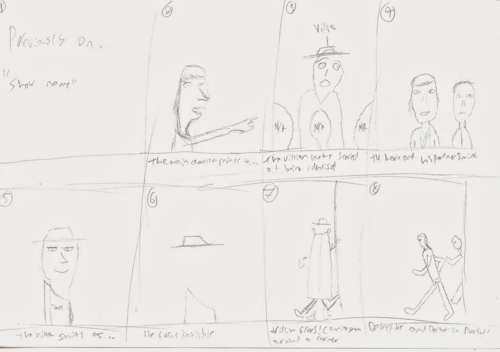 Luke Duckworth : Storyboards and Character designs